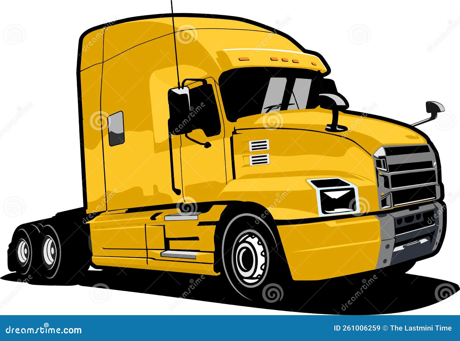 Semi Truck Logo Design Vector Stock Vector - Illustration of service ...