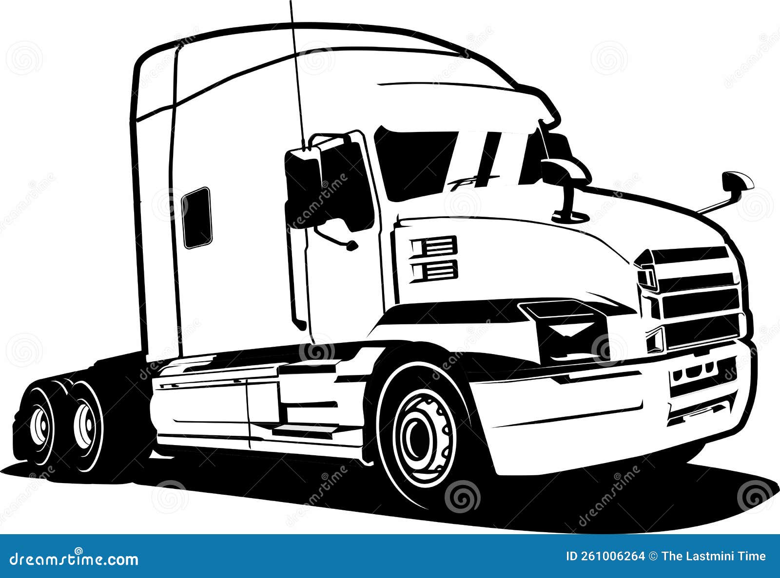 Semi Truck Logo Design Vector Stock Vector - Illustration of fast, sign ...