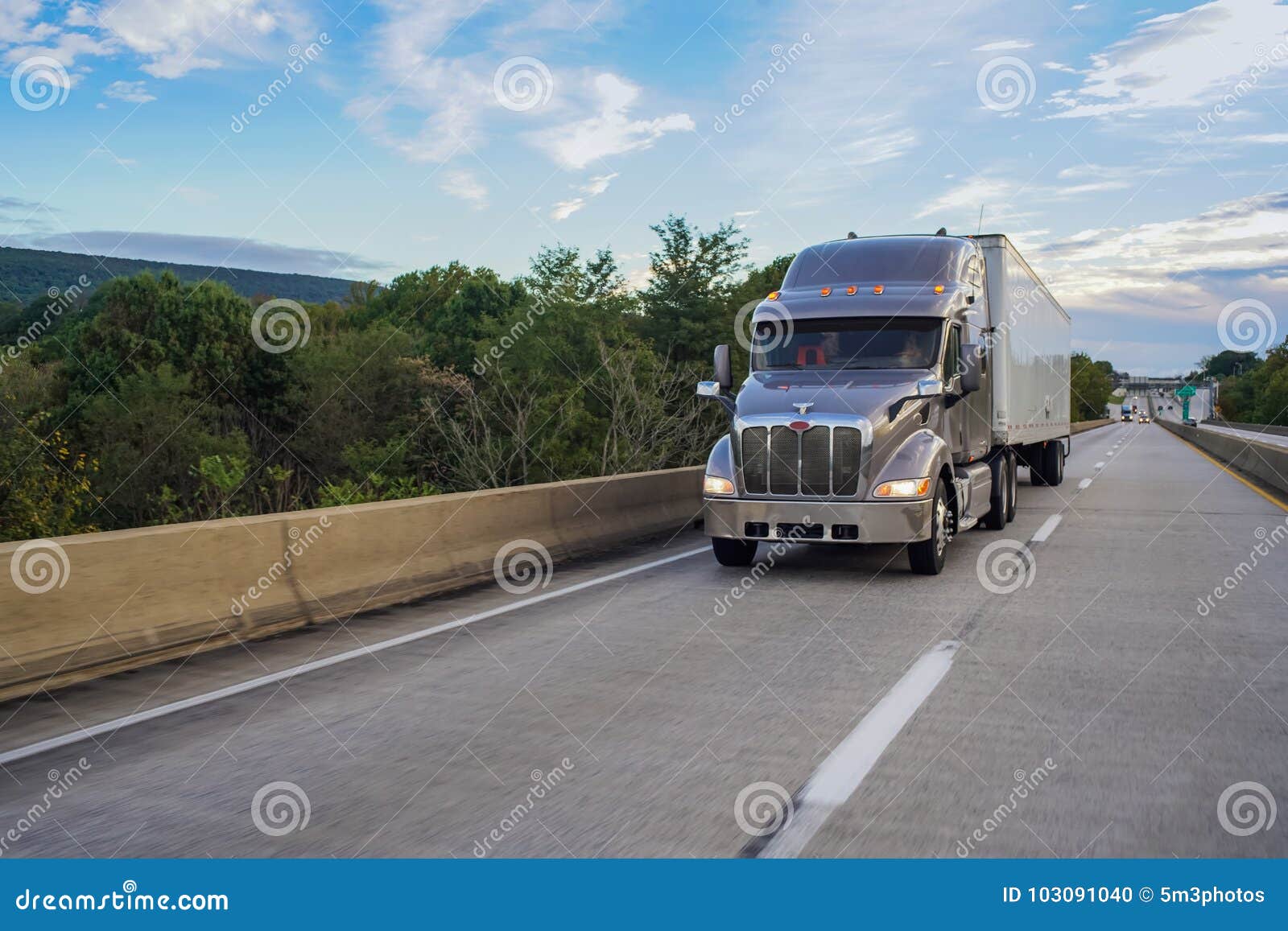 Sleeper Semi Truck Stock Image | CartoonDealer.com #52161961