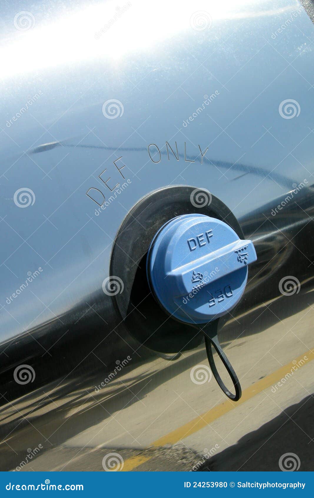Semi Truck s DEF Tank stock photo. Image of diesel, states - 24253980