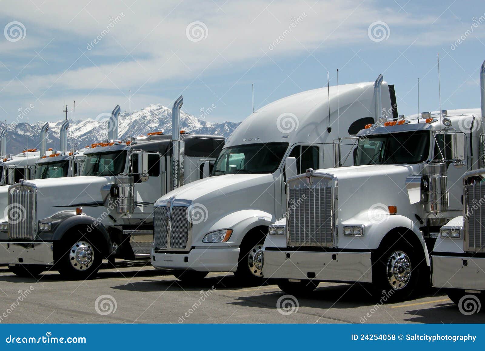 Semi Trucks Stock Photo | CartoonDealer.com #24254058