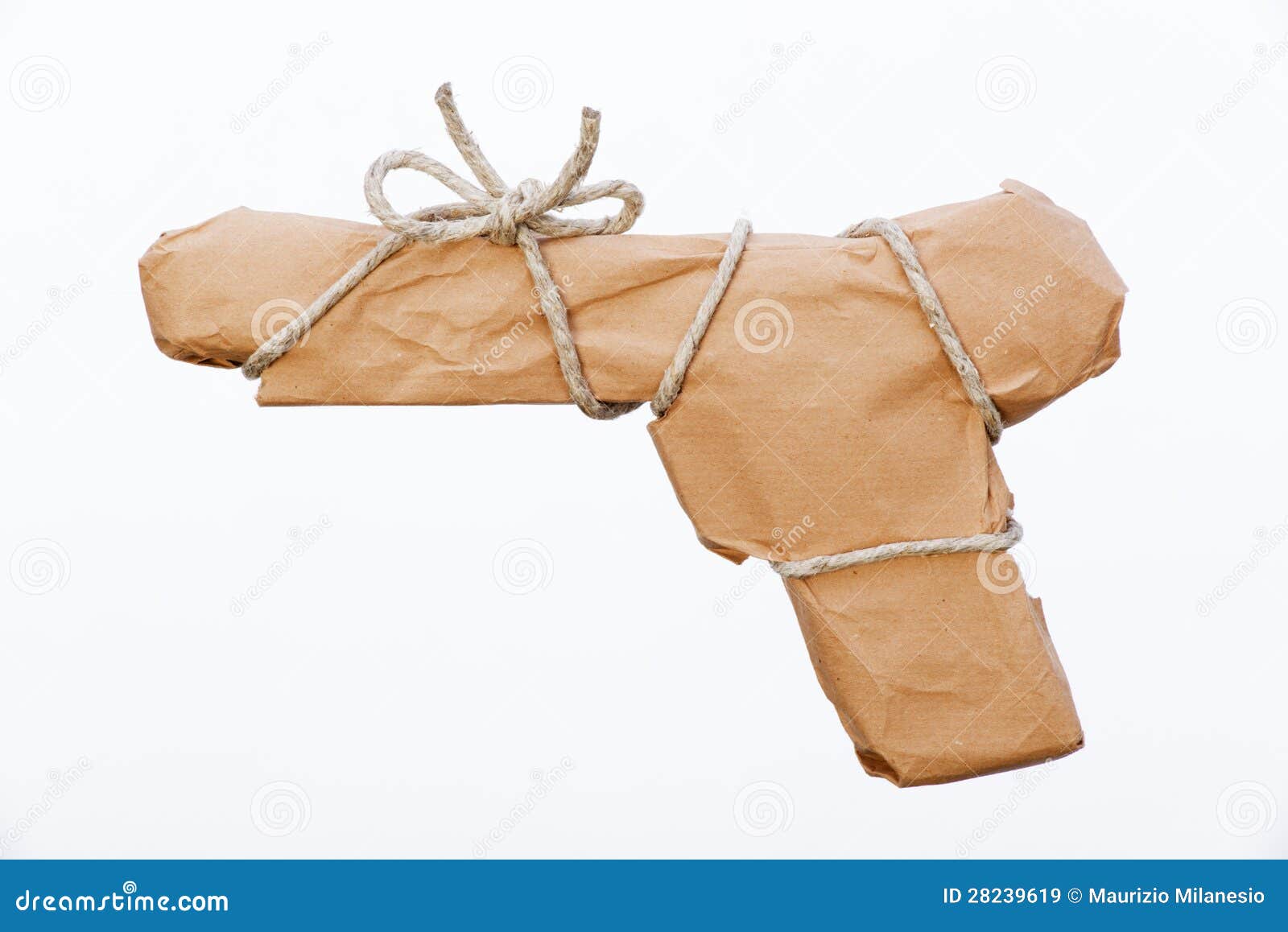 Semiautomatic Pistol Packed Stock Image - Image of security ...