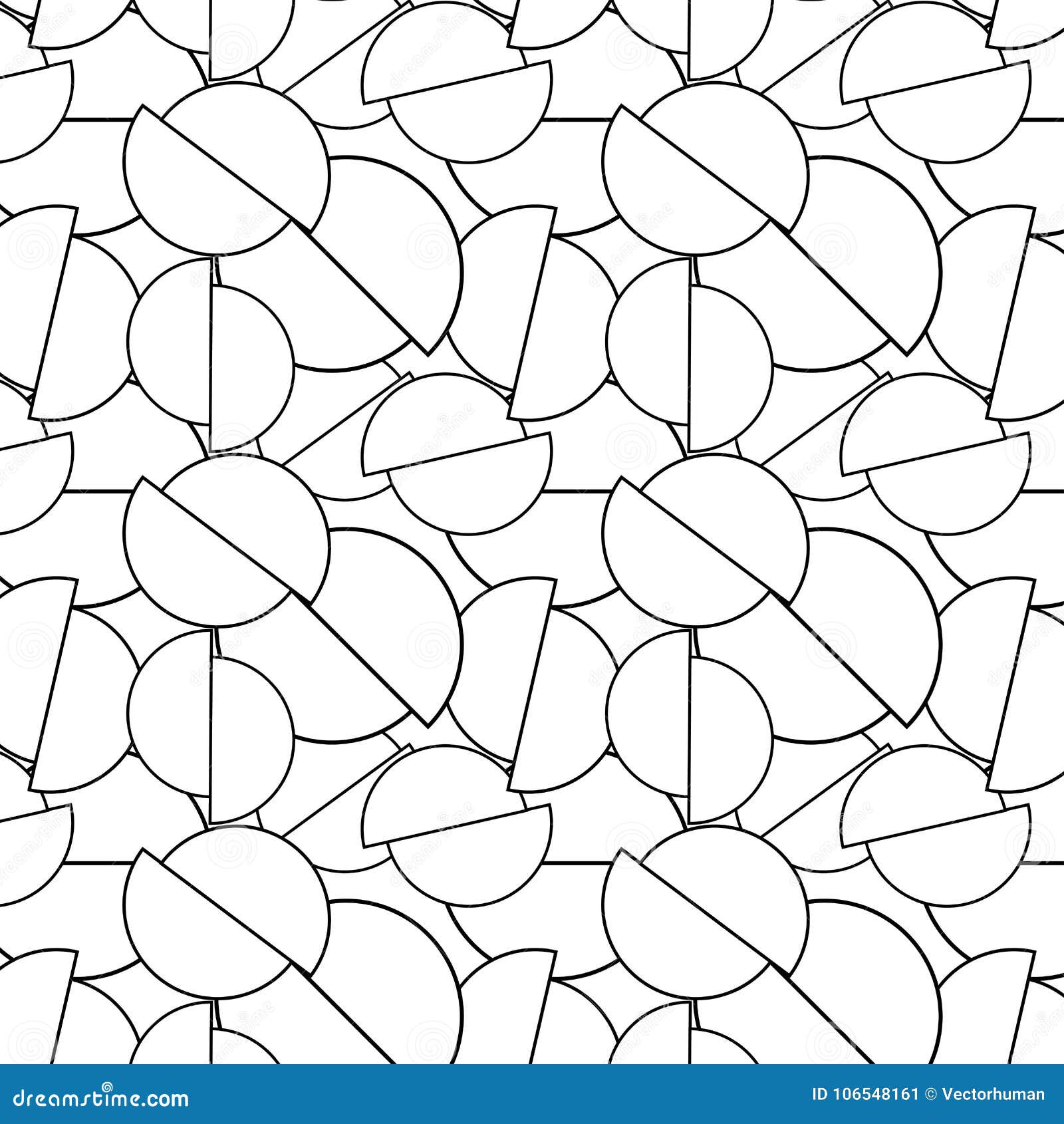 Semicircle pattern vector stock vector. Illustration of design - 106548161