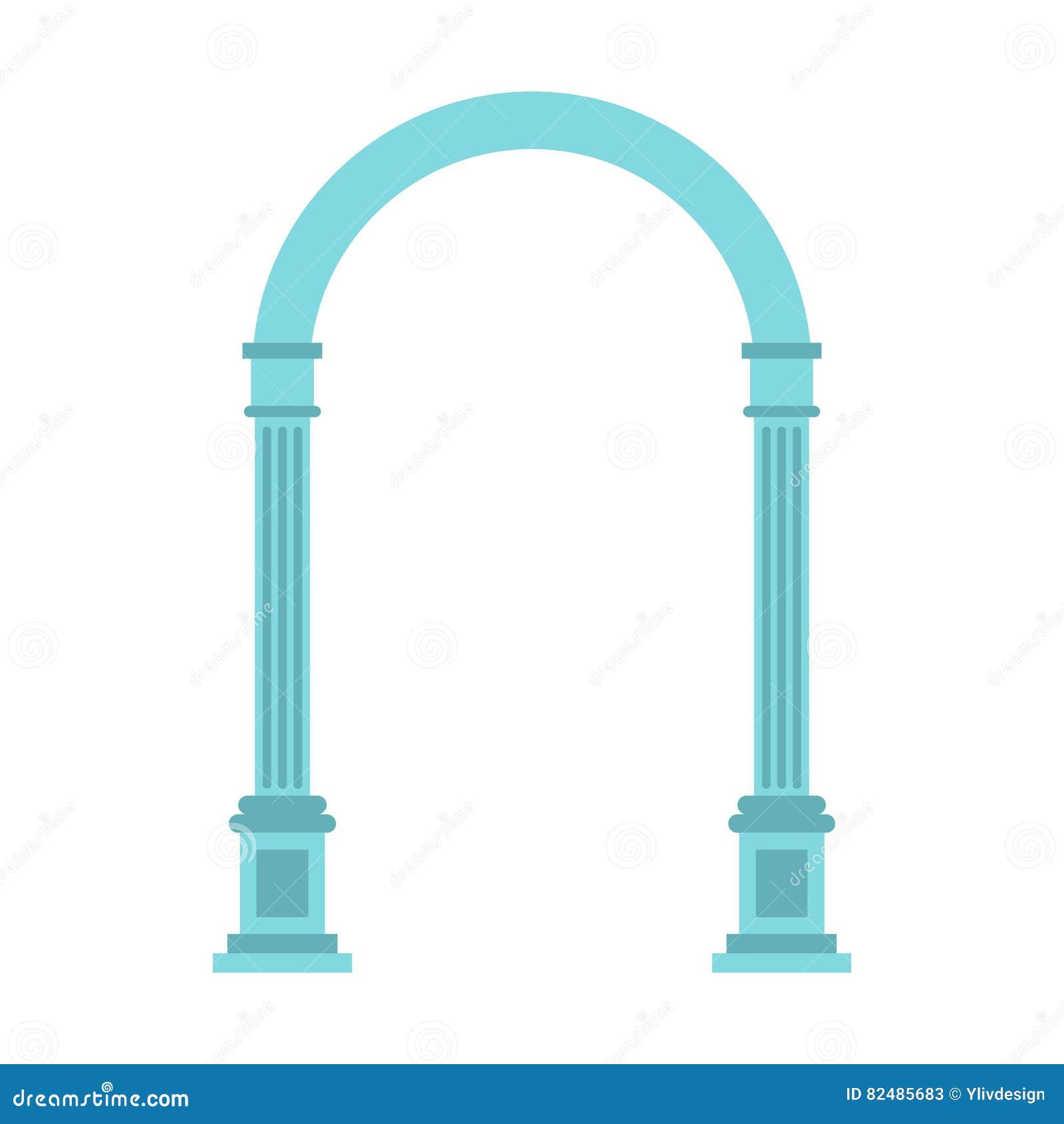 Arch Icon In Trendy Design Style. Arch Icon Isolated On White ...