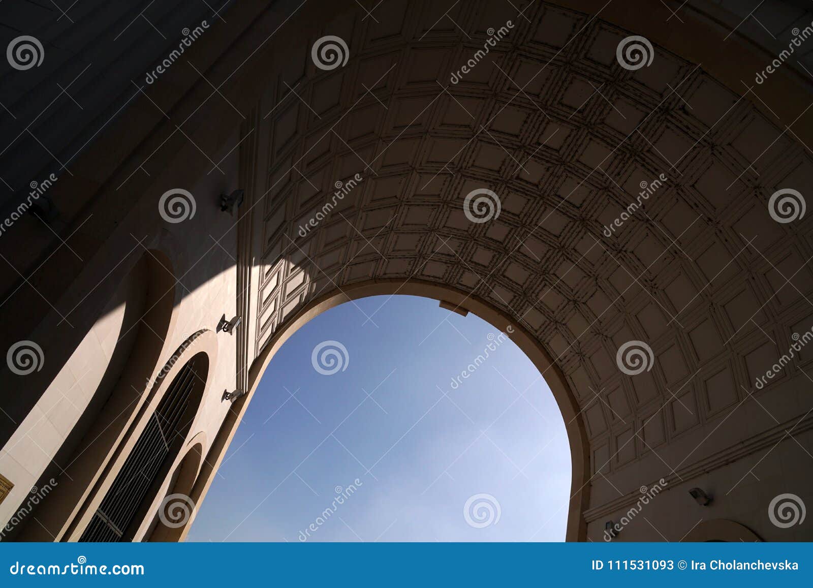 Semicircular Arches of the Building Editorial Stock Photo - Image of ...