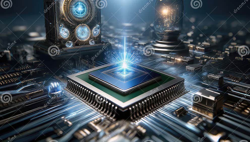Semiconductor Chips and Circuit Boards for AI Computer, Artificial ...
