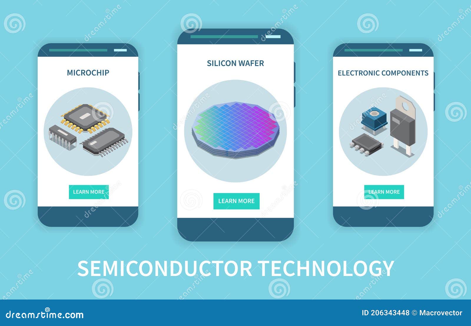 Semiconductor With Chips On Brown Backdrop Royalty-Free Stock Photo ...