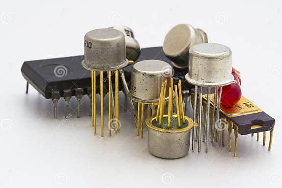 Semiconductor components stock image. Image of light - 19381443
