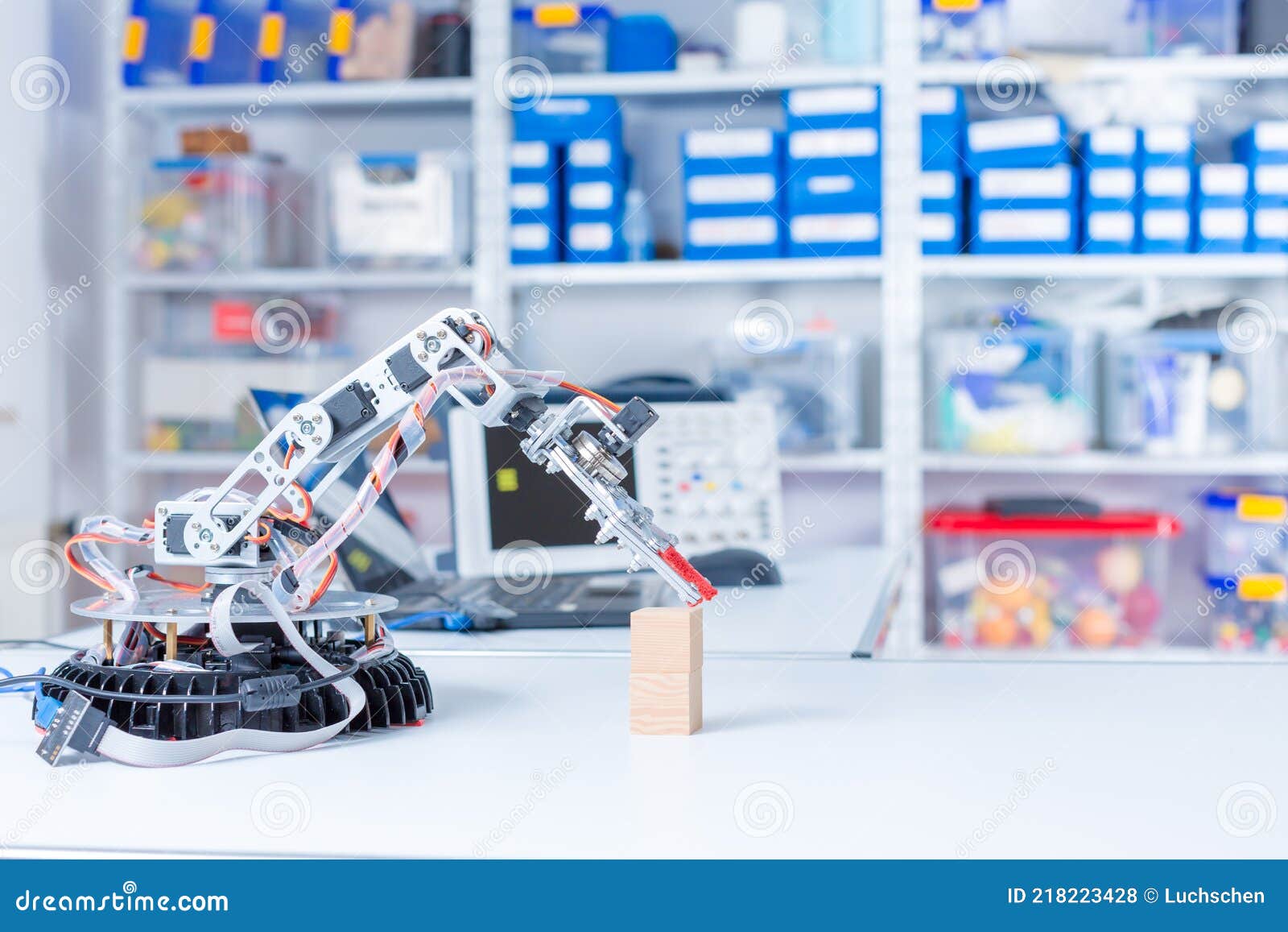 Semiconductor Electronics Laboratory with Measuring Instruments Stock ...