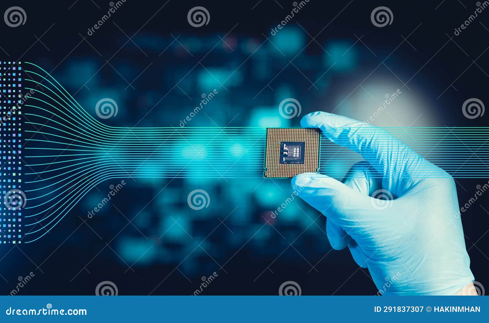 Semiconductor or Microchip Concepts.technology Developments.electronic ...