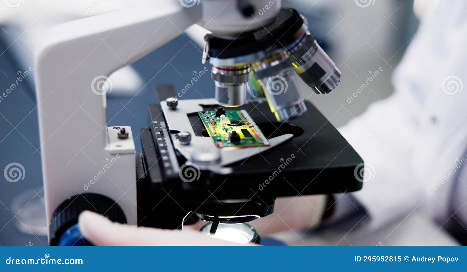 Semiconductor Microscope Research and PCB Circuit Manufacturing Stock ...