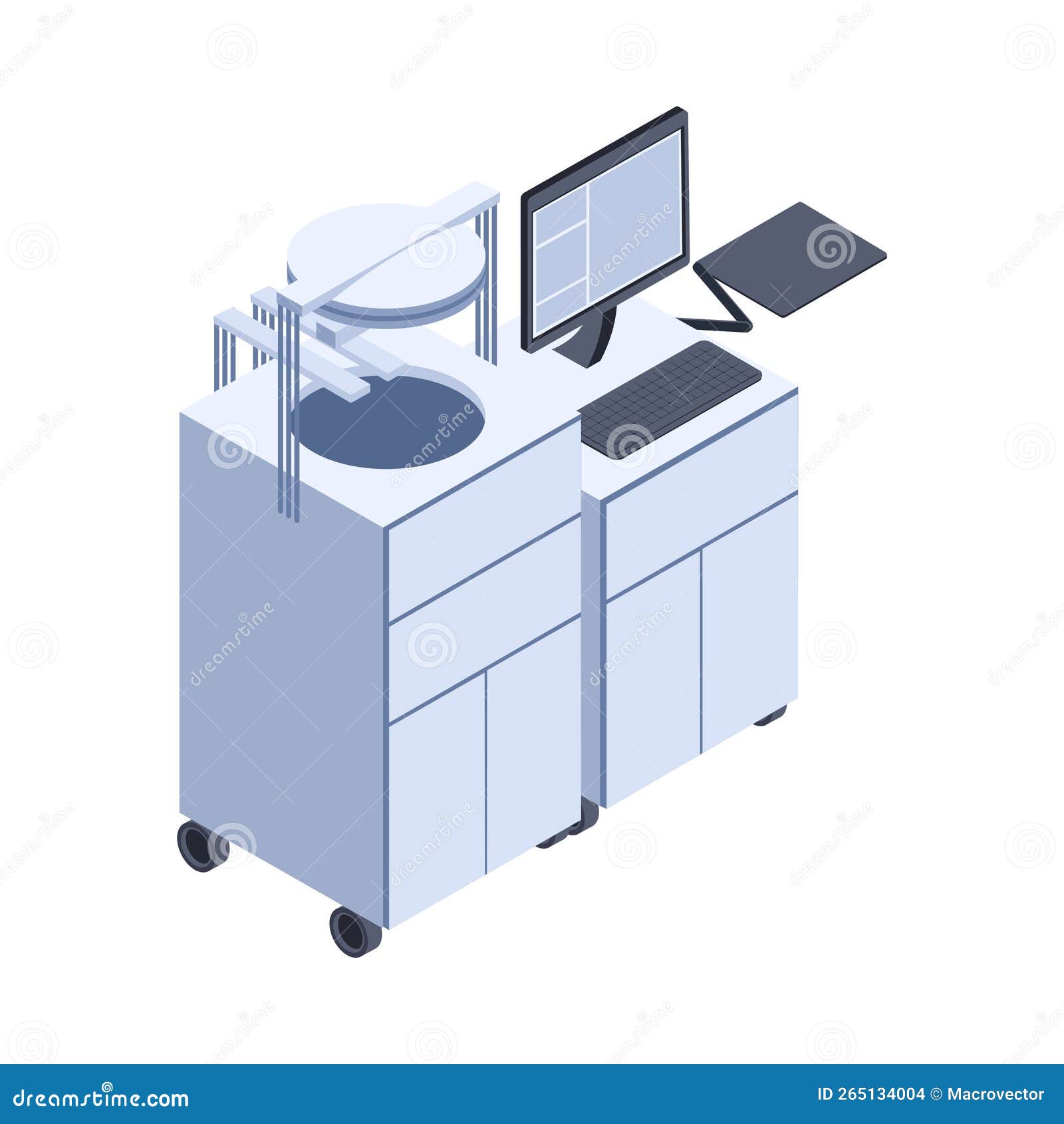 Semiconductor Production Equipment Composition Stock Illustration ...