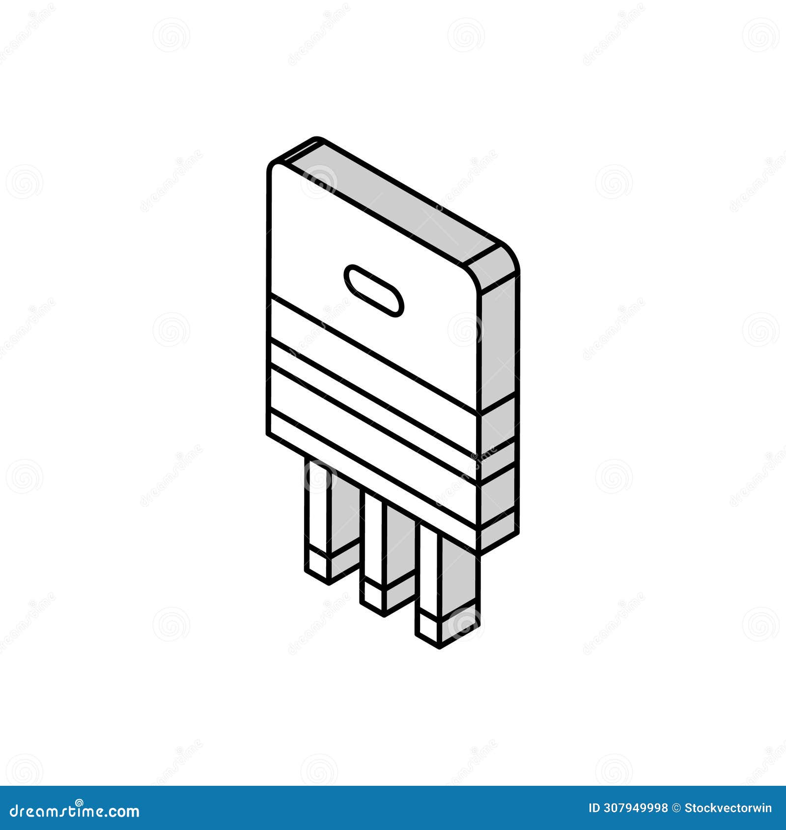Semiconductor Production Isometric Icon Vector Illustration Stock ...