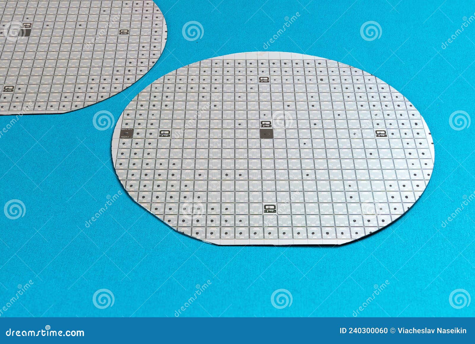 Semiconductor Silicon Multilayer Wafer. Semiconductor Chip is a Crystal ...