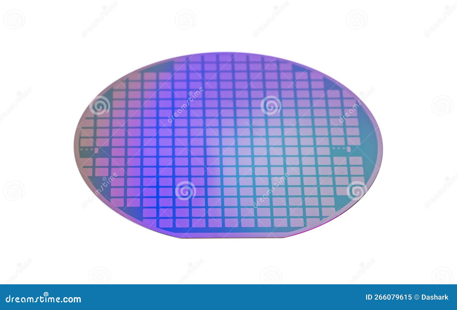 Semiconductor Wafer Disk Made of Silicon Isolated on White Stock Image ...