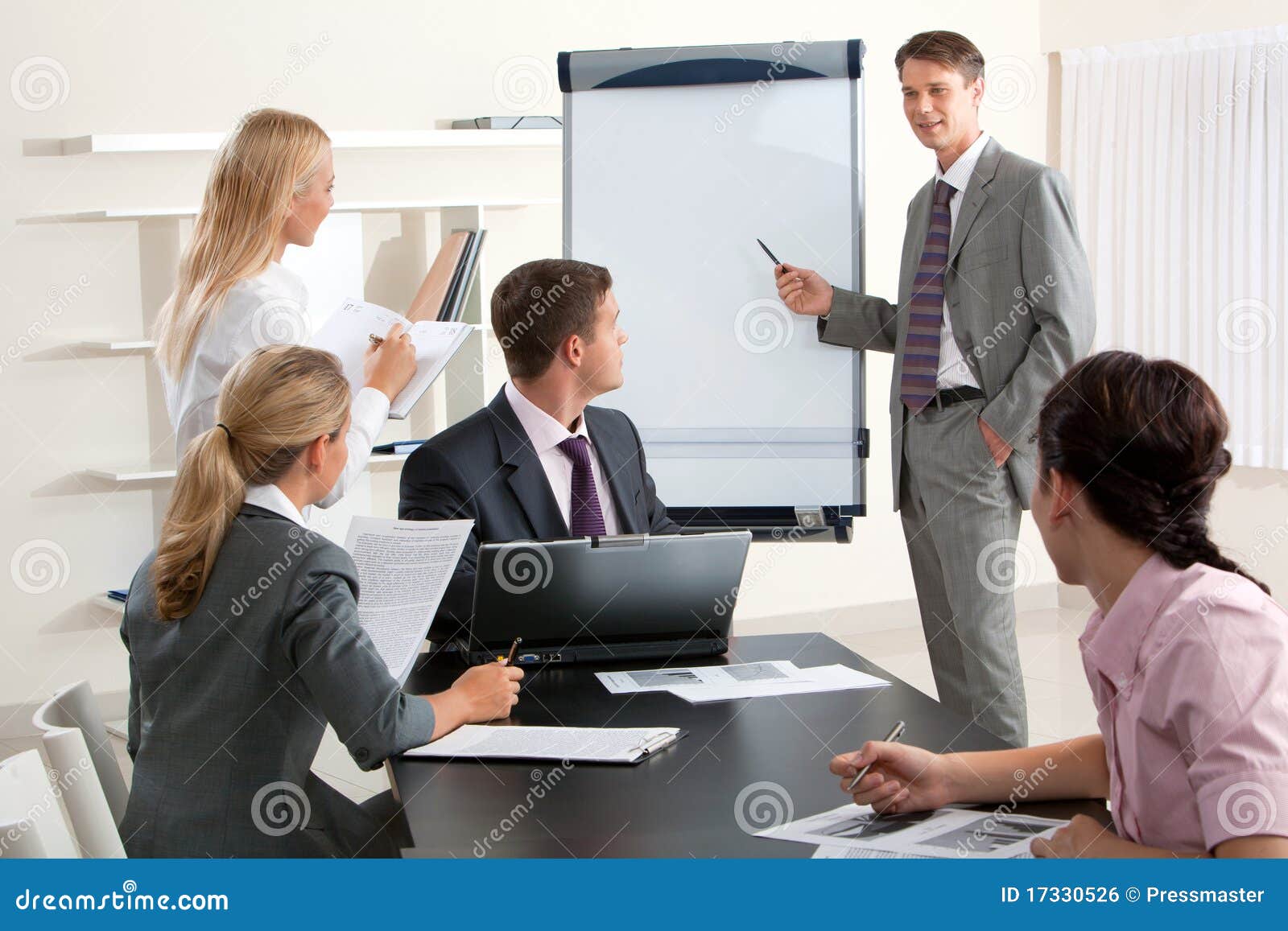 Seminar stock photo. Image of female, contemporary, interaction - 17330526