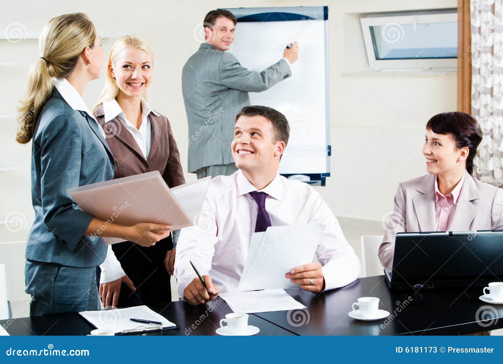 Seminar stockbild. Bild von gespräch, sitzung, glücklich - 6181173