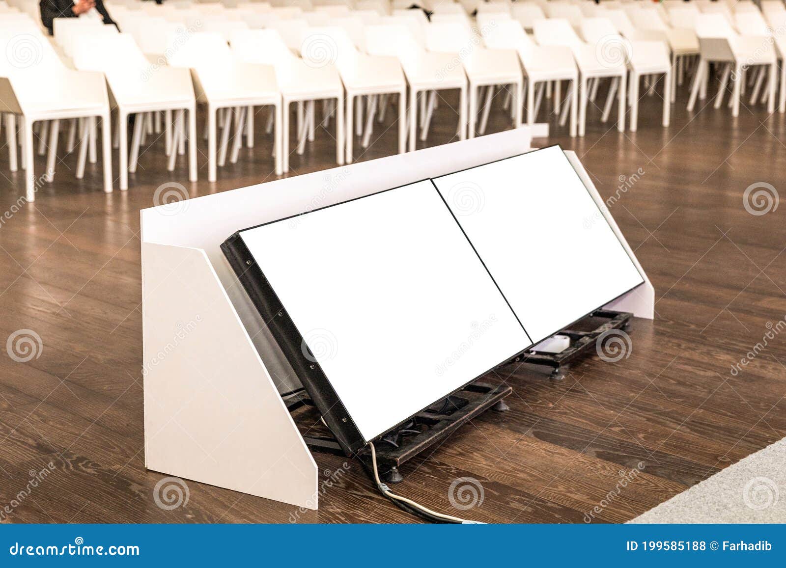 Seminar, Conference Hall Small Displays Stock Photo - Image of parlor ...
