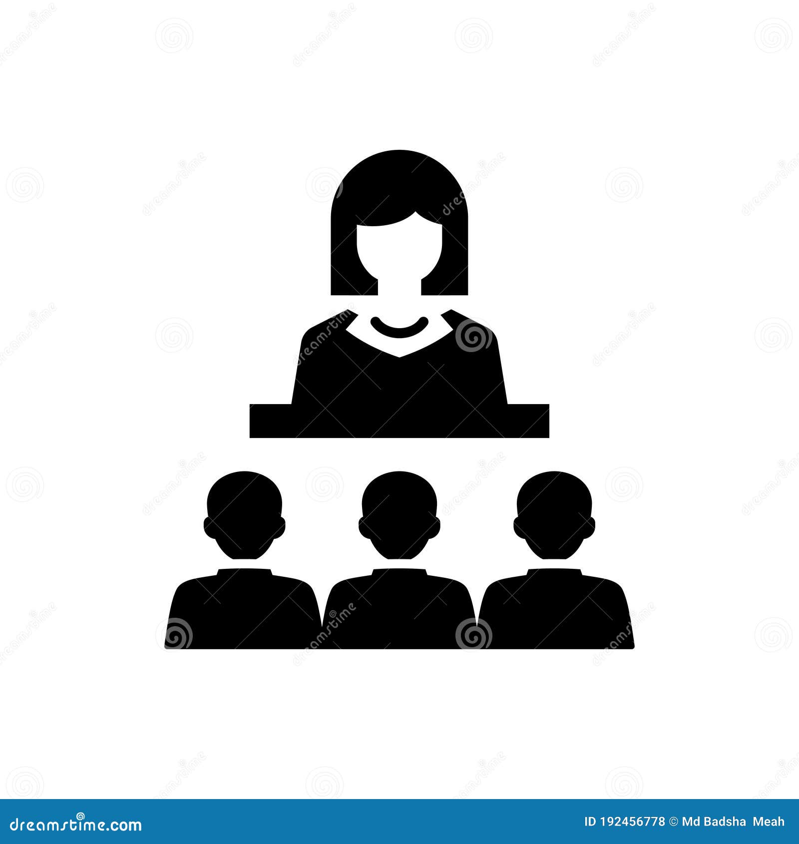 Seminar Icon stock vector. Illustration of illustrations - 192456778