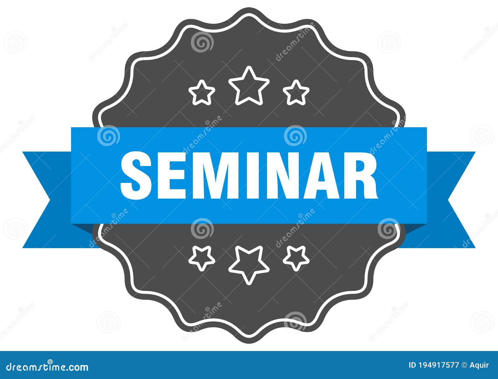 Seminar Label. Seminar Isolated Seal. Sticker. Sign Stock Vector ...