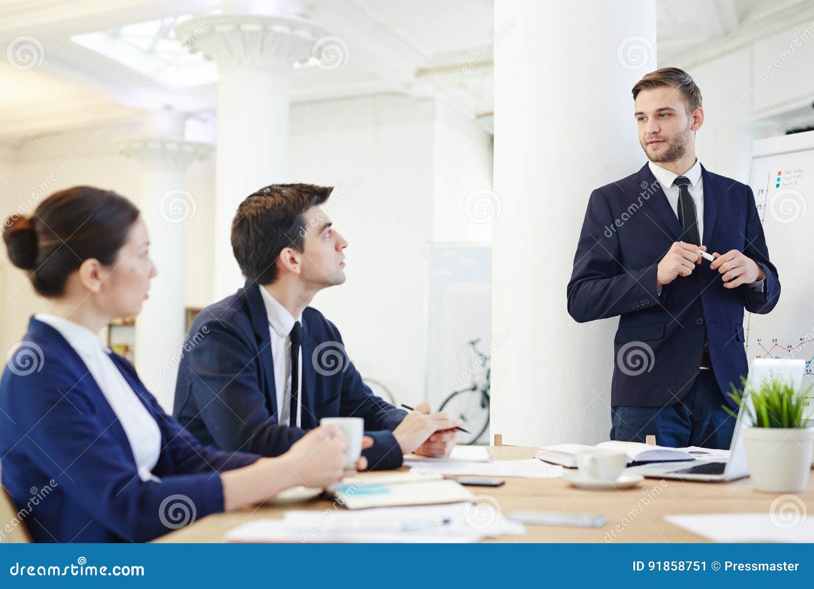Seminar for managers stock image. Image of company, organization - 91858751