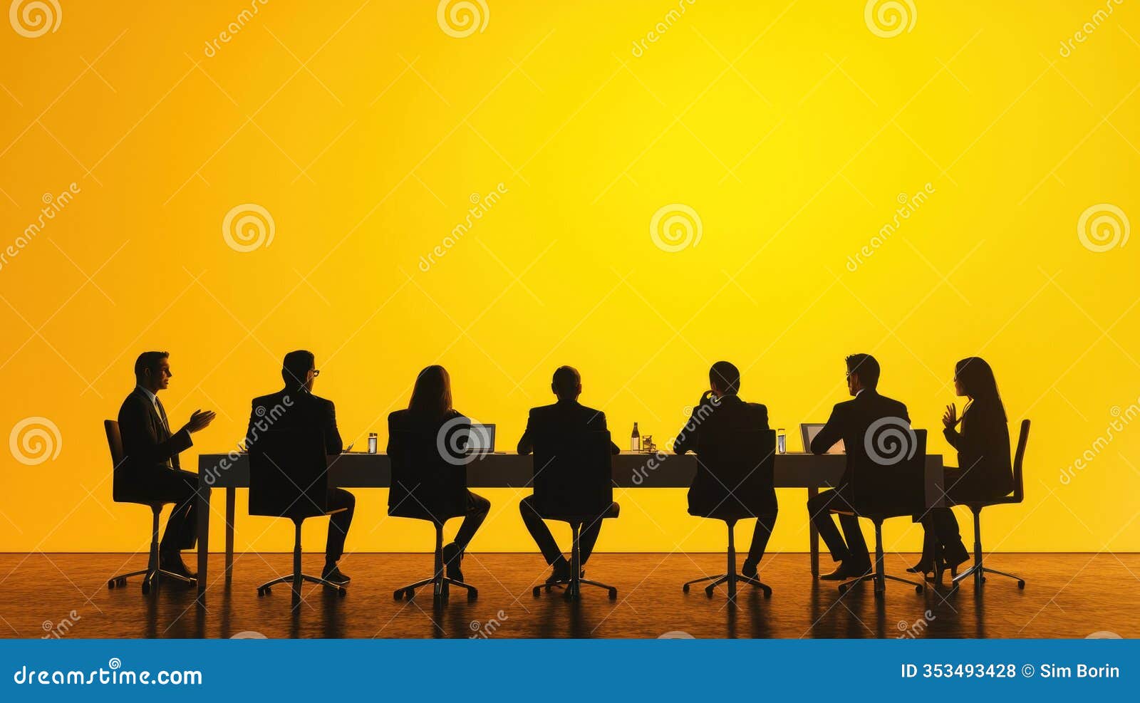 A Seminar Panel with Experts Seated at a Table and Audience Members ...