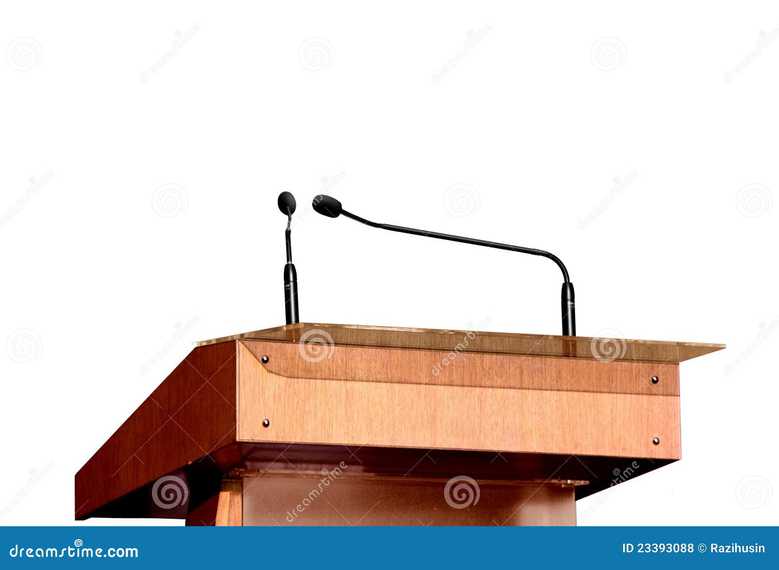 Seminar podium over white stock photo. Image of podium - 23393088