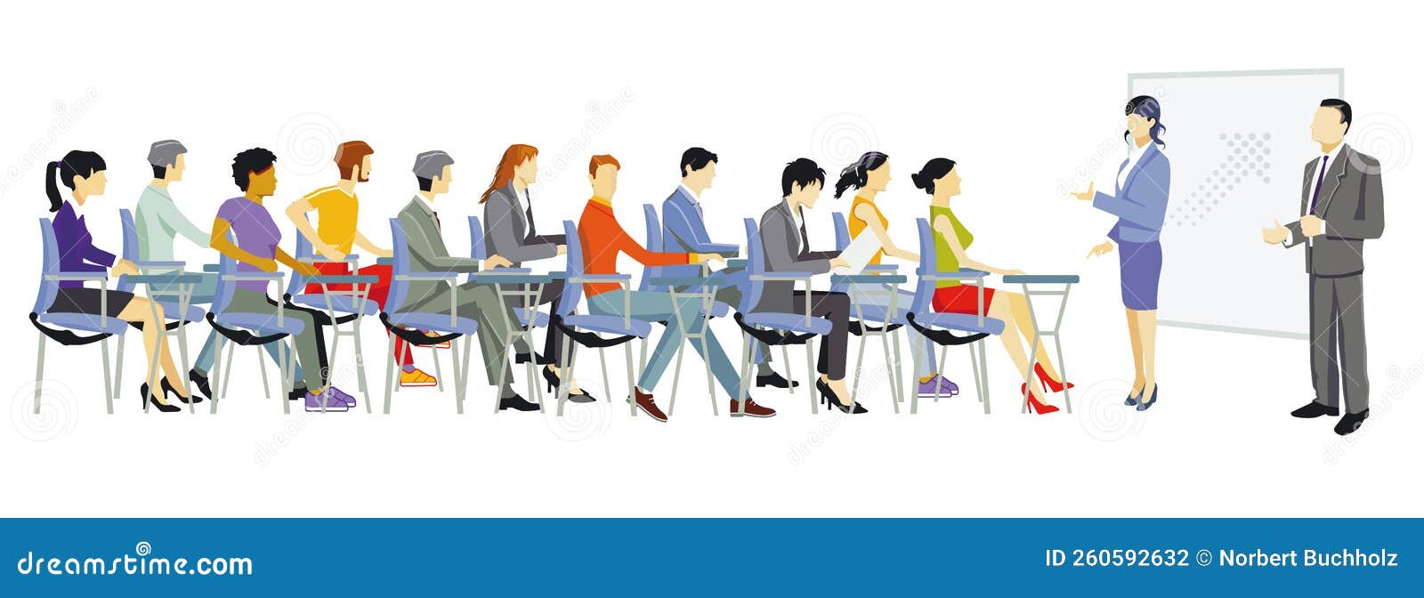 Seminar, Presentation, Conference, Training Illustration Stock Vector ...