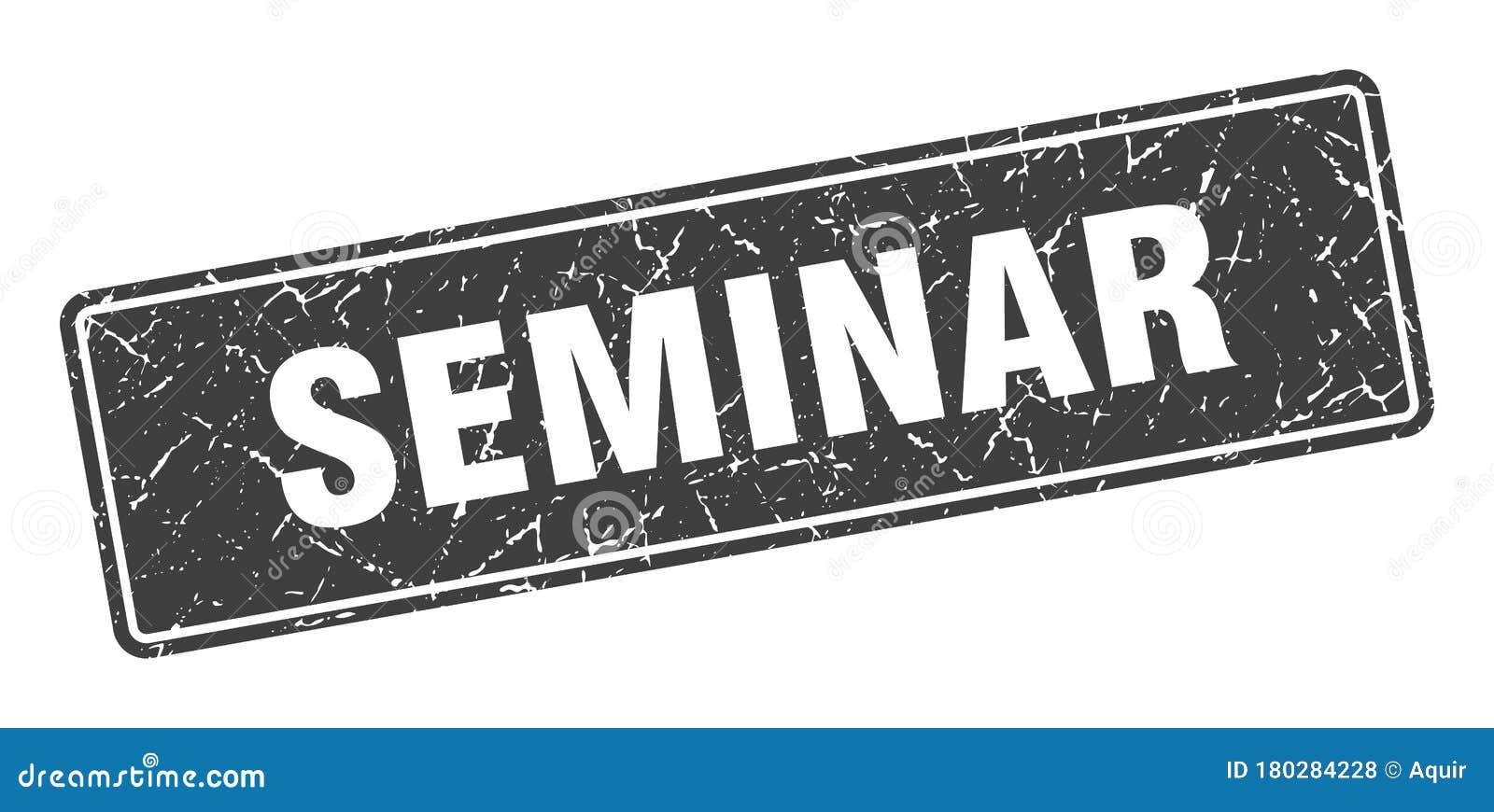 Seminar Sign. Seminar Grunge Stamp Stock Vector - Illustration of ...