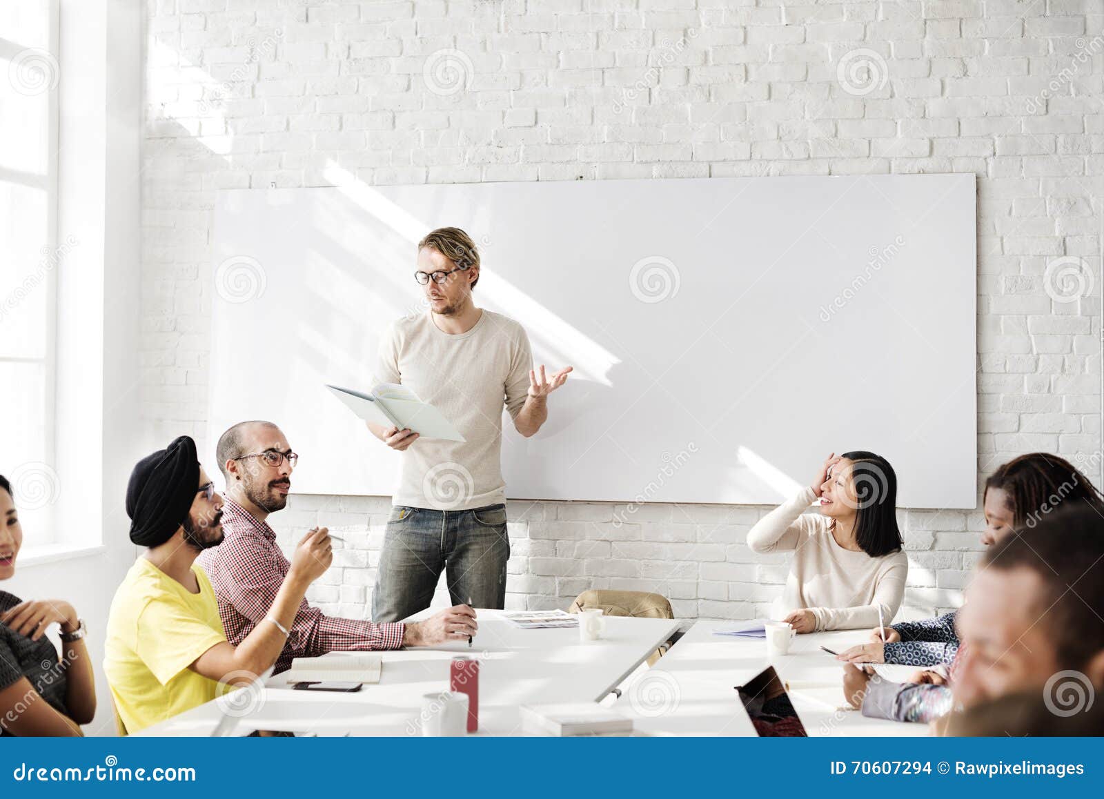 Seminar Speaker Listening Training Meeting Concept Stock Photo - Image ...
