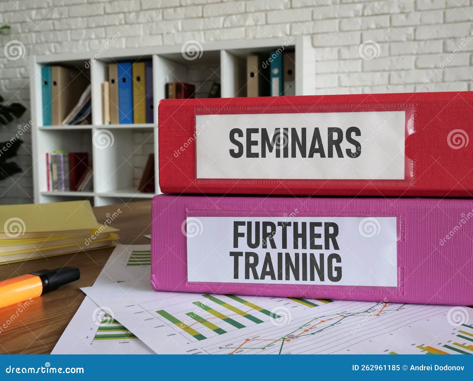 Seminars and Further Training are Shown Using the Text Stock Image ...