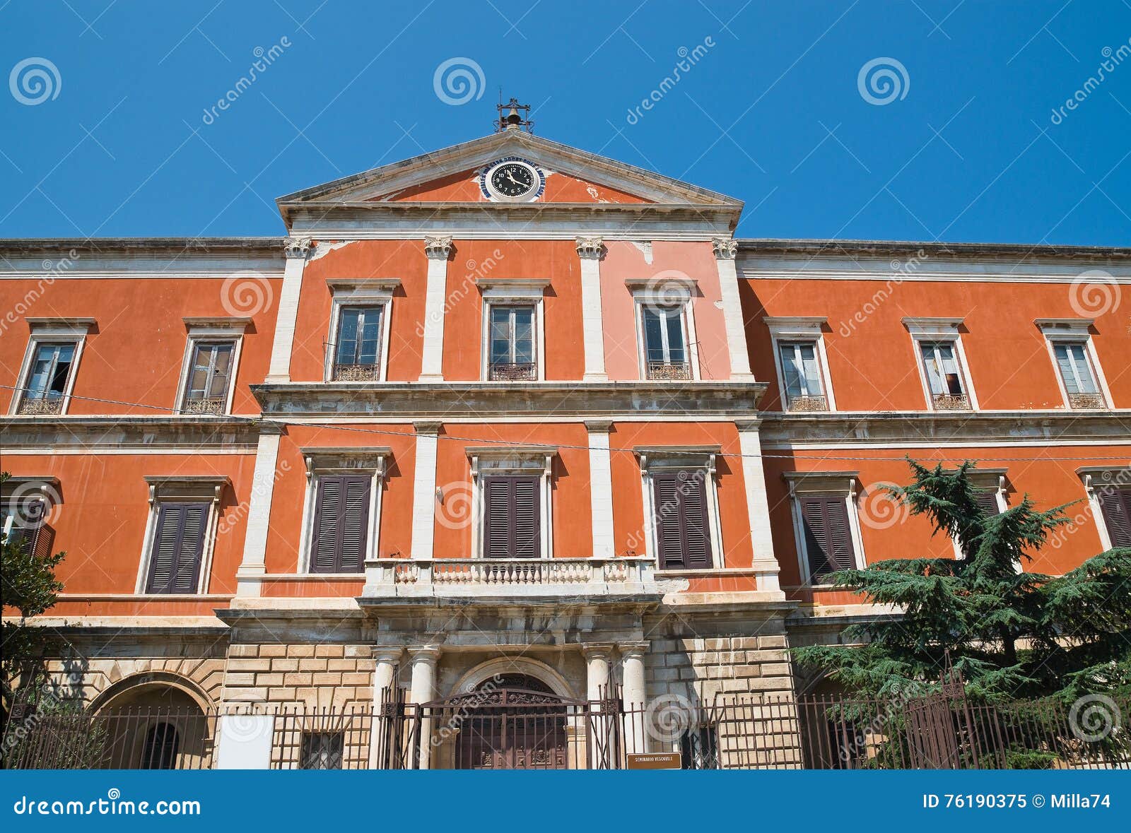 Seminary Palace. Molfetta. Puglia. Italy Stock Image - Image of macro ... Seminary Palace. Molfetta. Puglia. Italy Stock Image - Image of macro ...