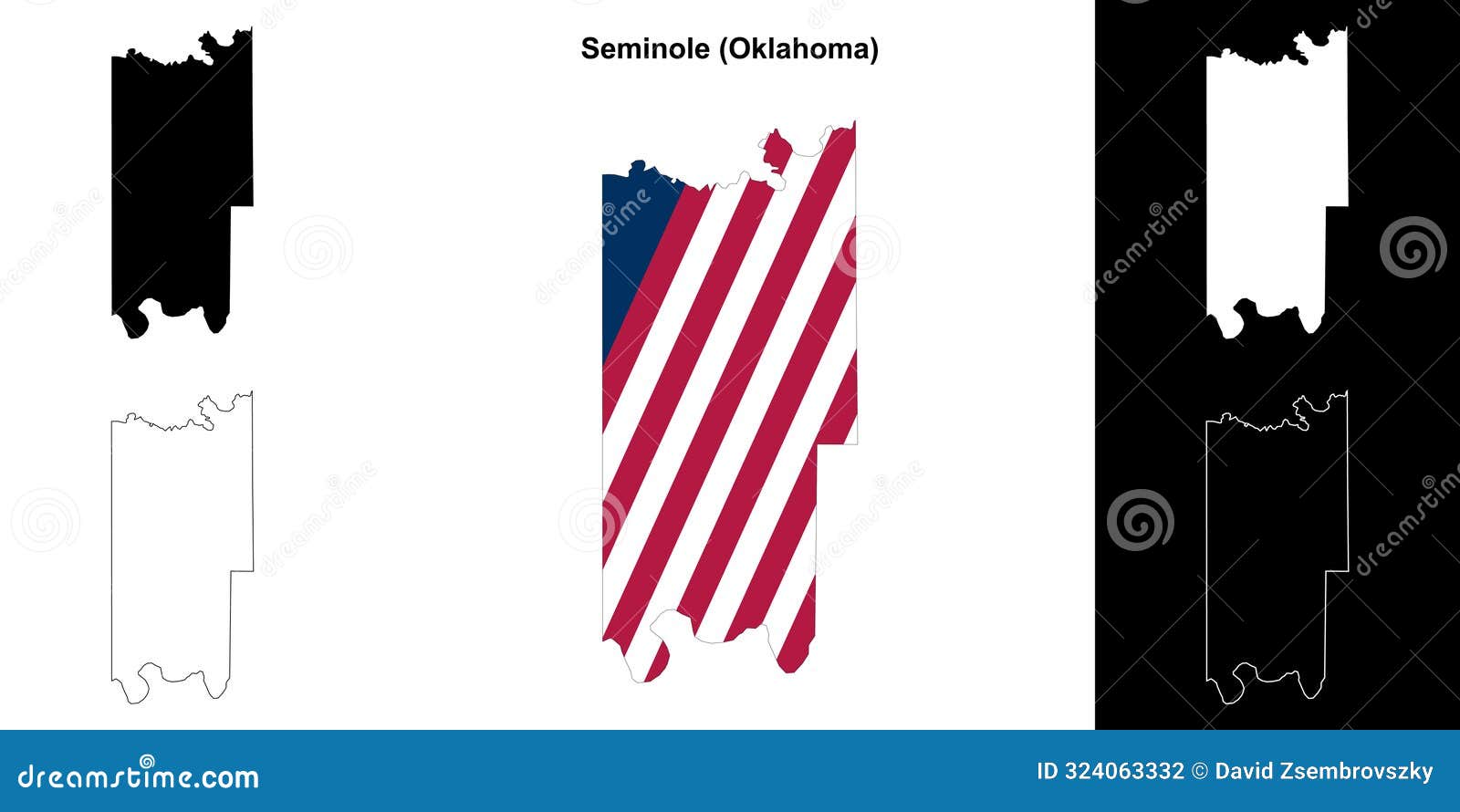 Seminole outline map stock illustration. Illustration of blank - 324063332