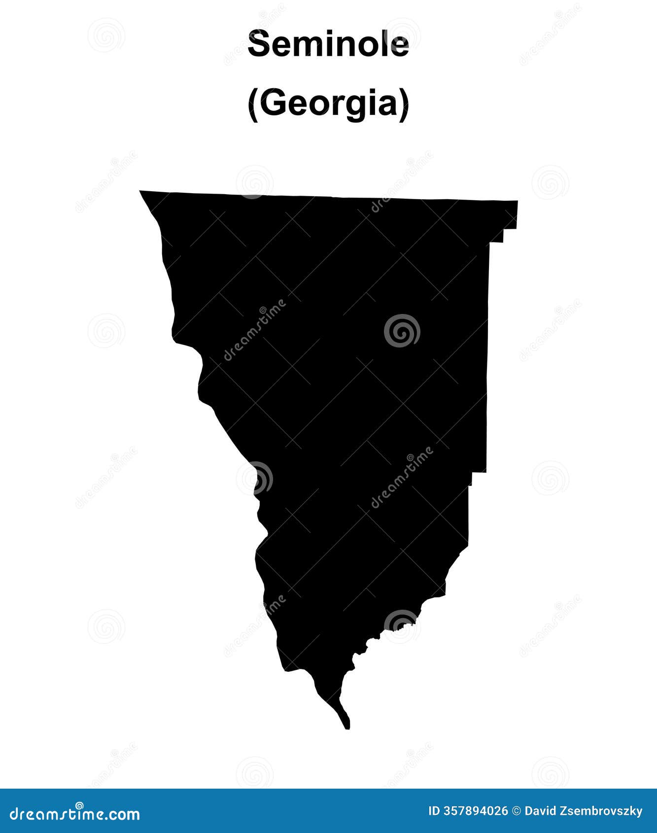 Seminole outline map stock illustration. Illustration of vector - 357894026