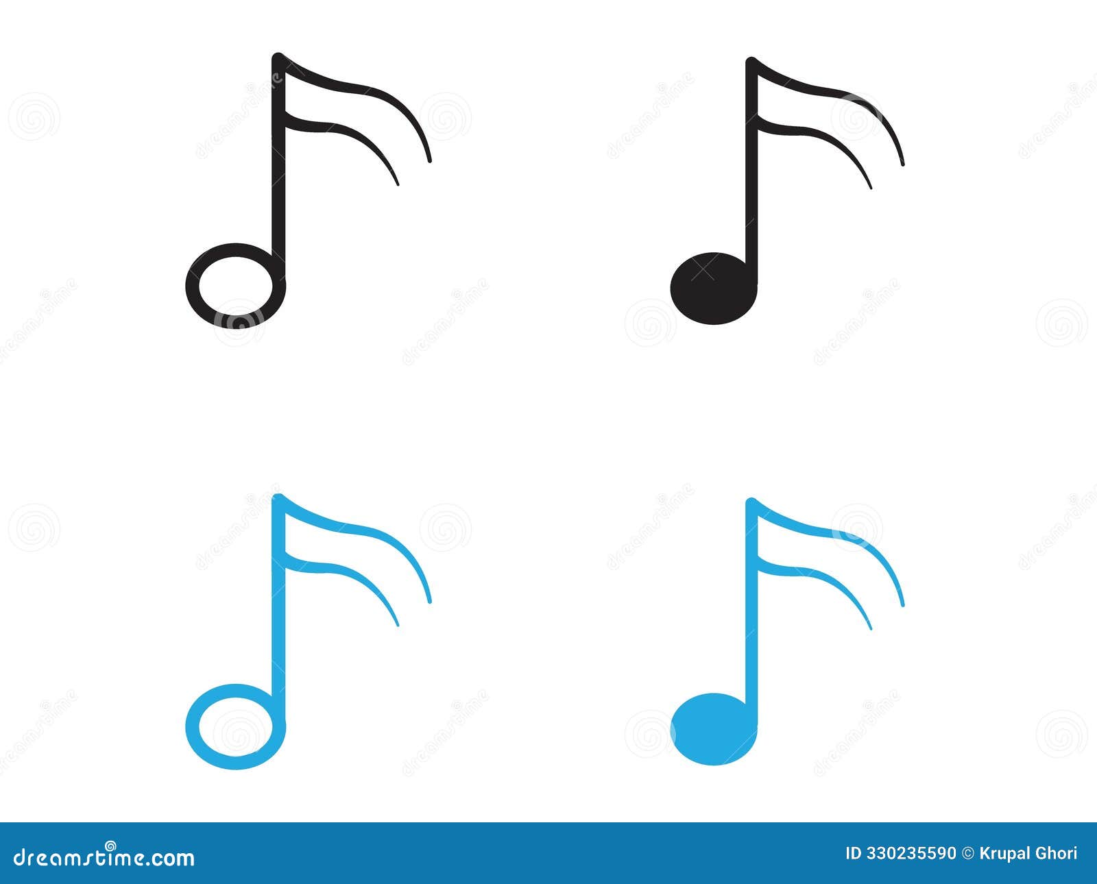 Semiquaver Note Icon Black and White Vector Outline Sign Stock ... Semiquaver Note Icon Black and White Vector Outline Sign Stock ...
