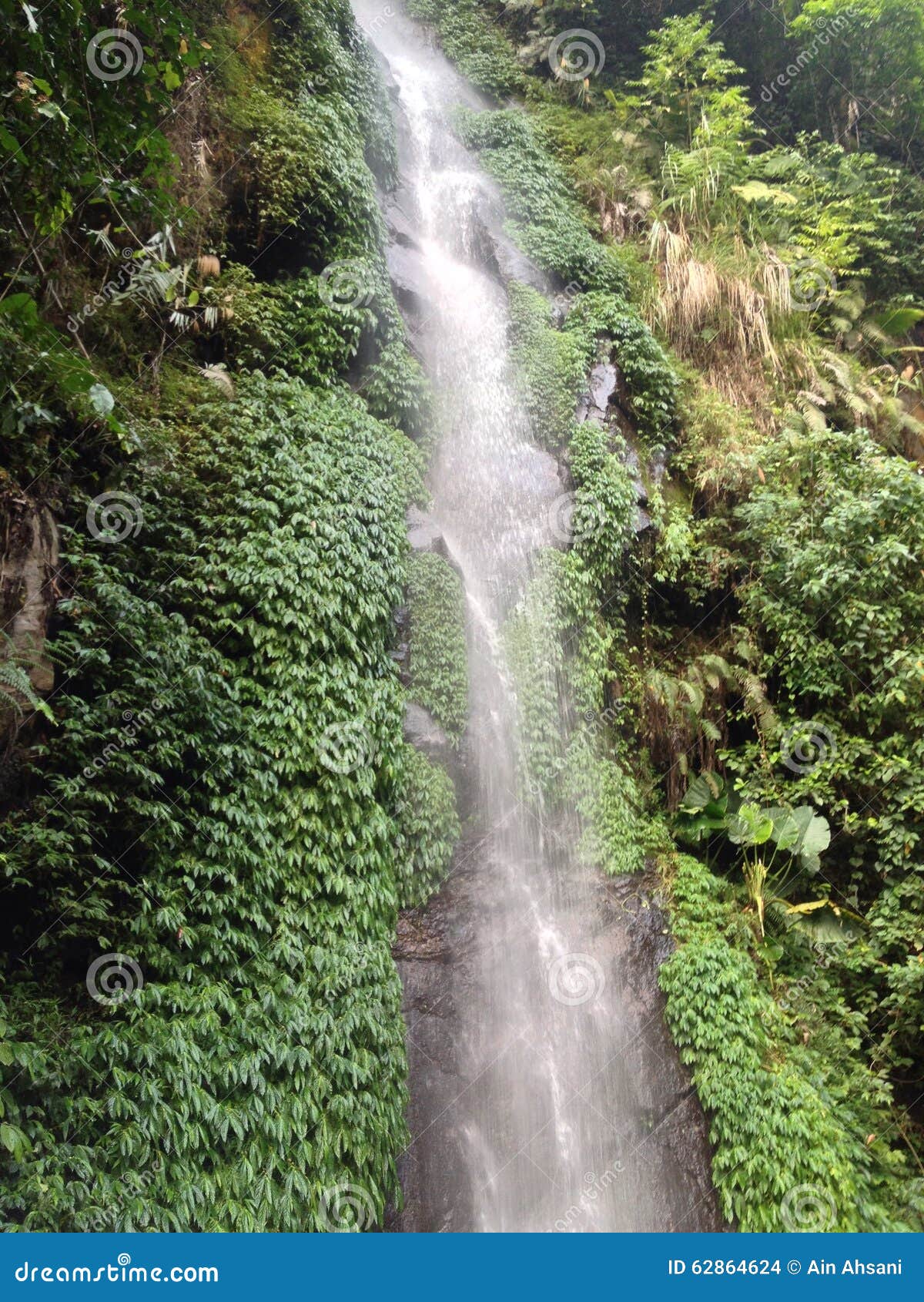 Semirang watterfall stock photo. Image of water, semirang - 62864624