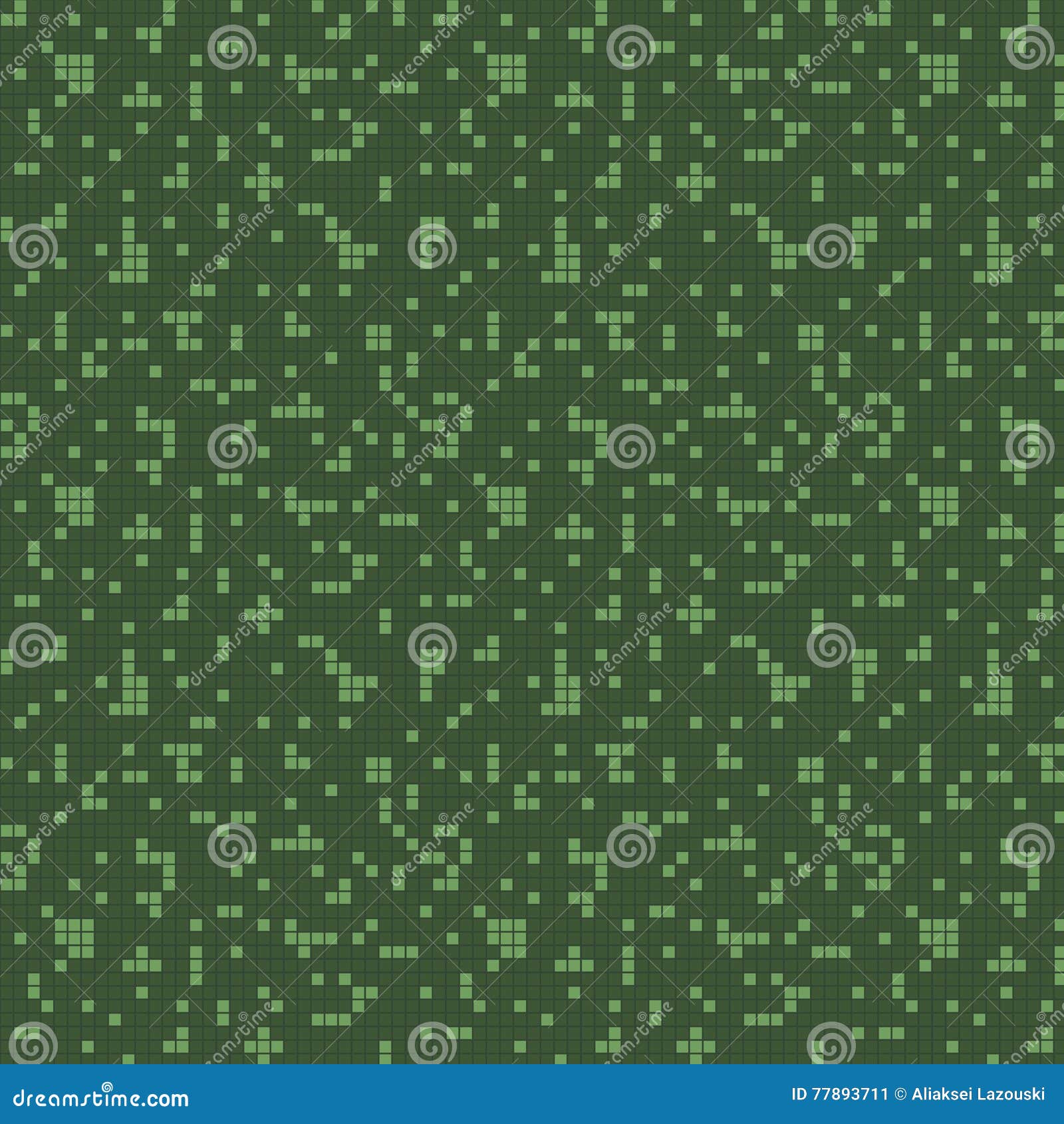 Semless Pattern Green Squares Stock Vector - Illustration of styled ...