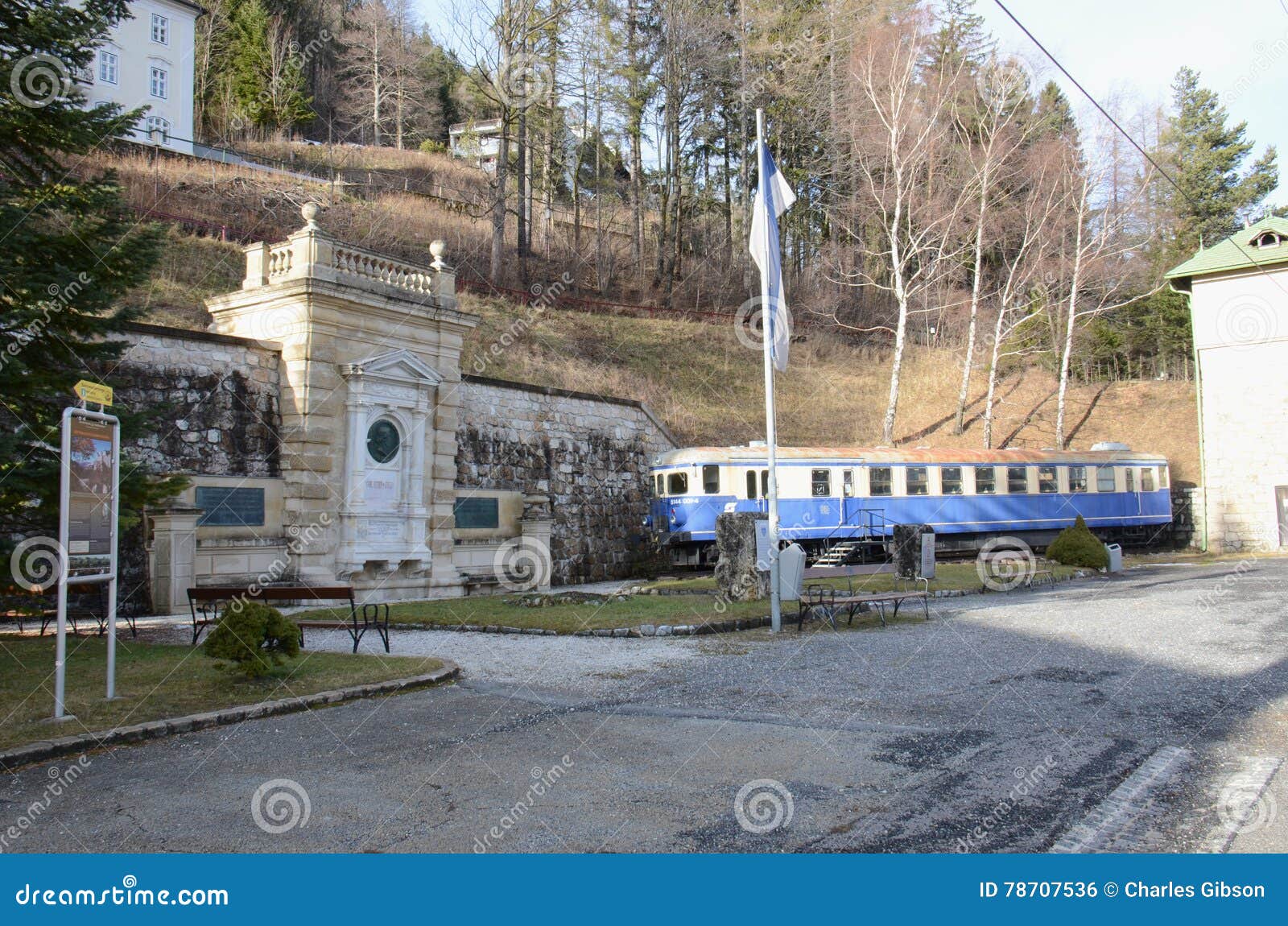 Semmering station stock photo. Image of town, stop, austria - 78707536