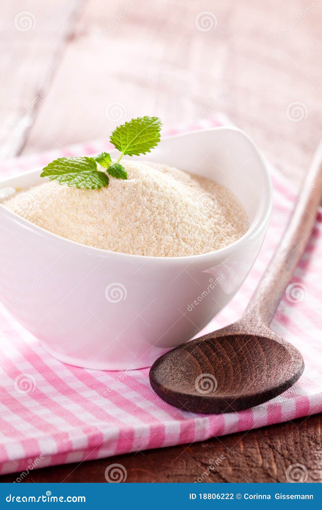 Semolina stock photo. Image of spoon, fresh, grain, ingredient - 18806222