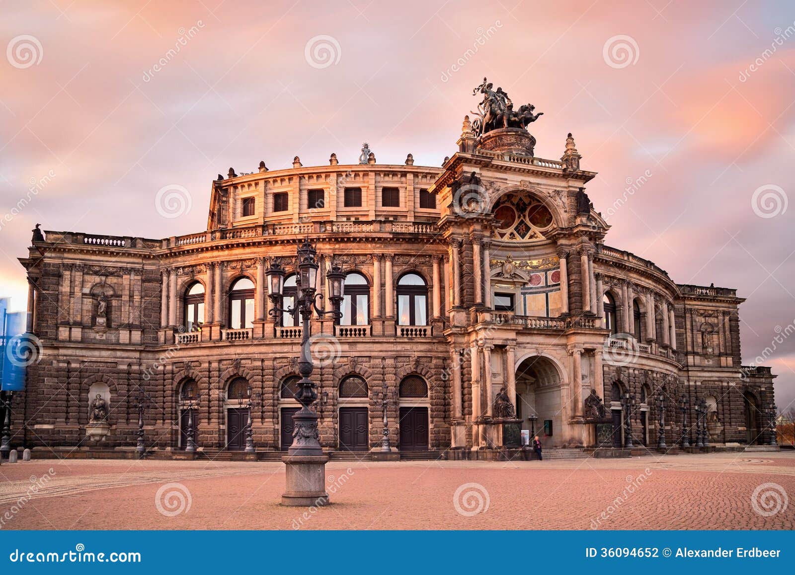 Semperoper in Dresden stock photo. Image of skyline, semper - 36094652