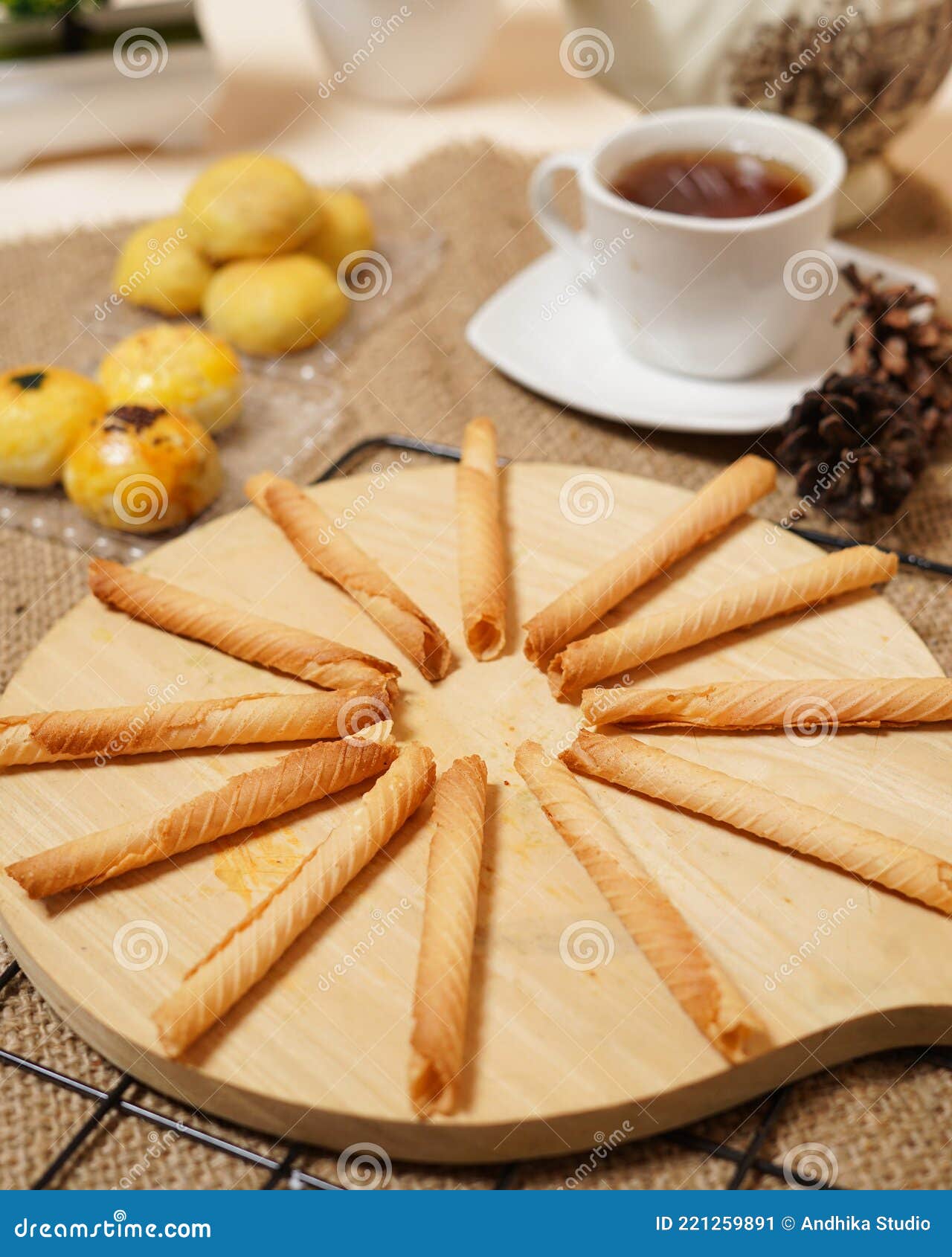 The Semprong Cake or Semprong Cake Has a Unique Shape, Which is Like a ...