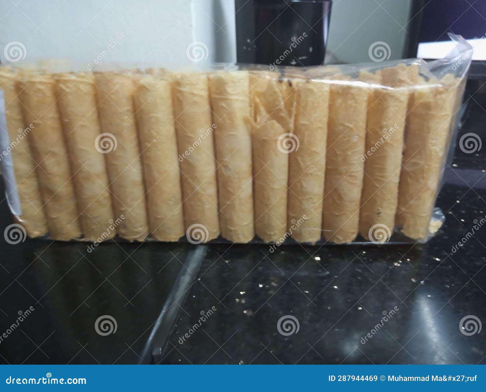 Semprong Crispy Snacks Made in Indonesia Stock Image - Image of ...