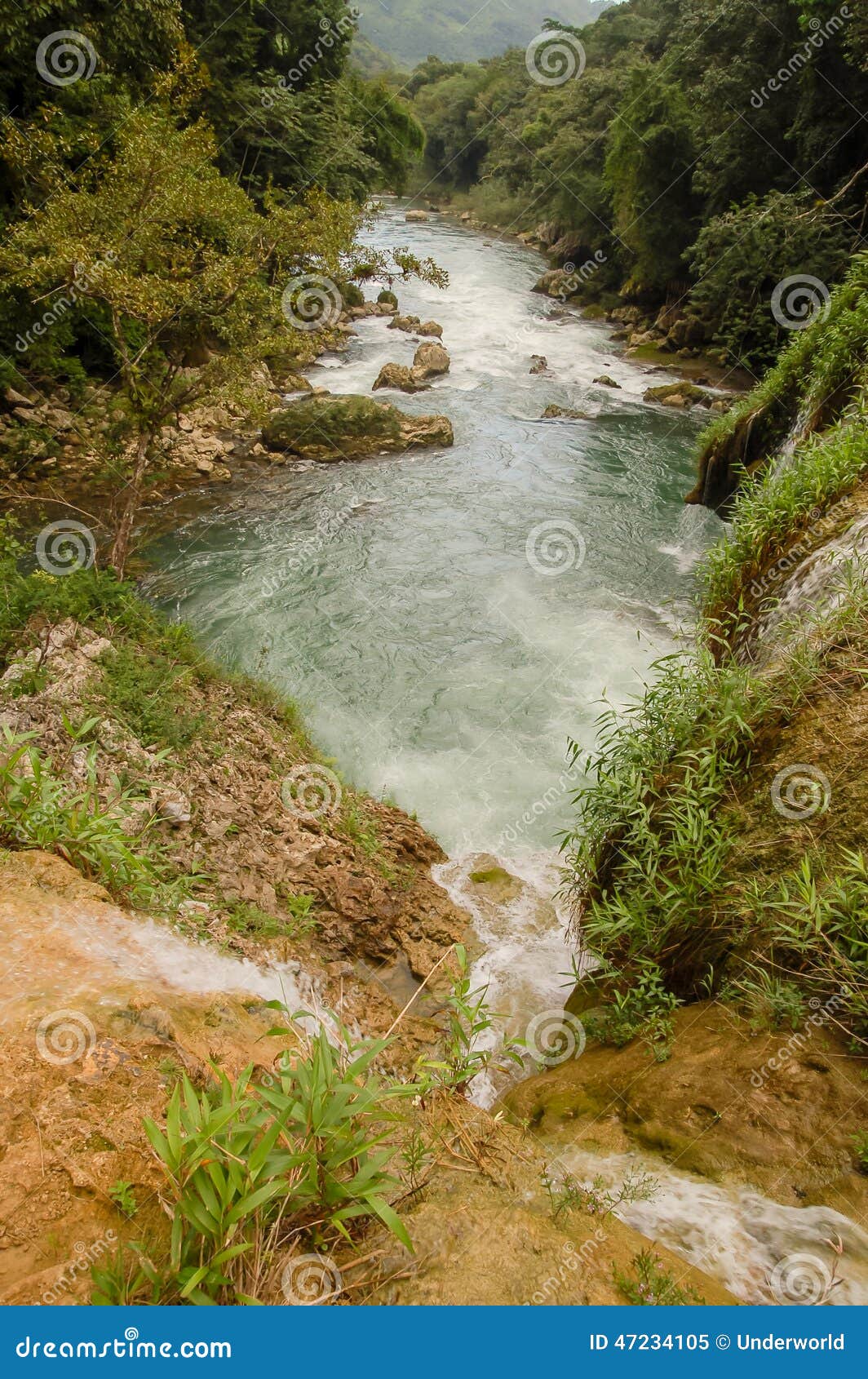 Semuc Champey Guatemala stock image. Image of central - 47234105