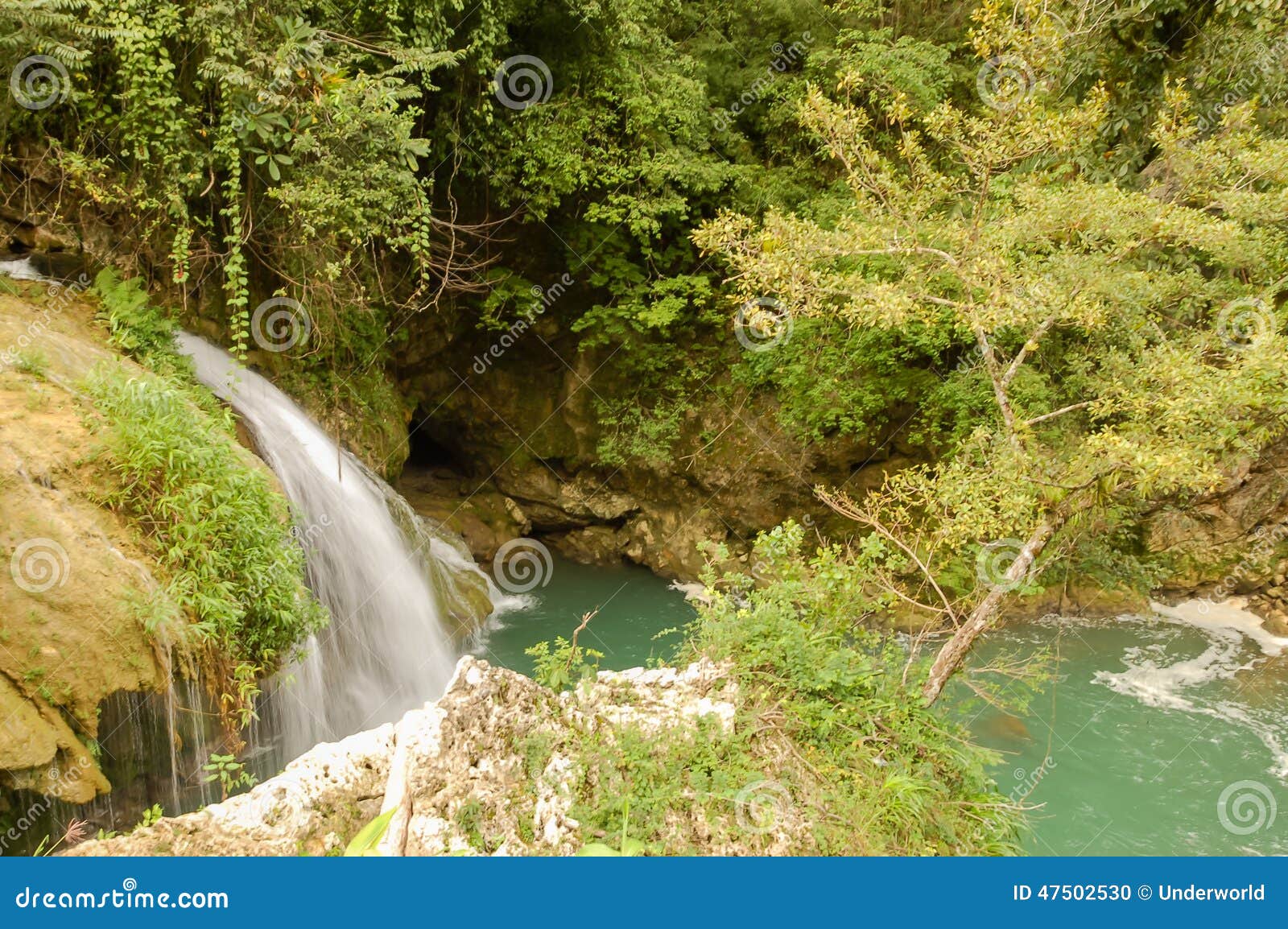 Semuc Champey Guatemala stock photo. Image of lake, guatemala - 47502530