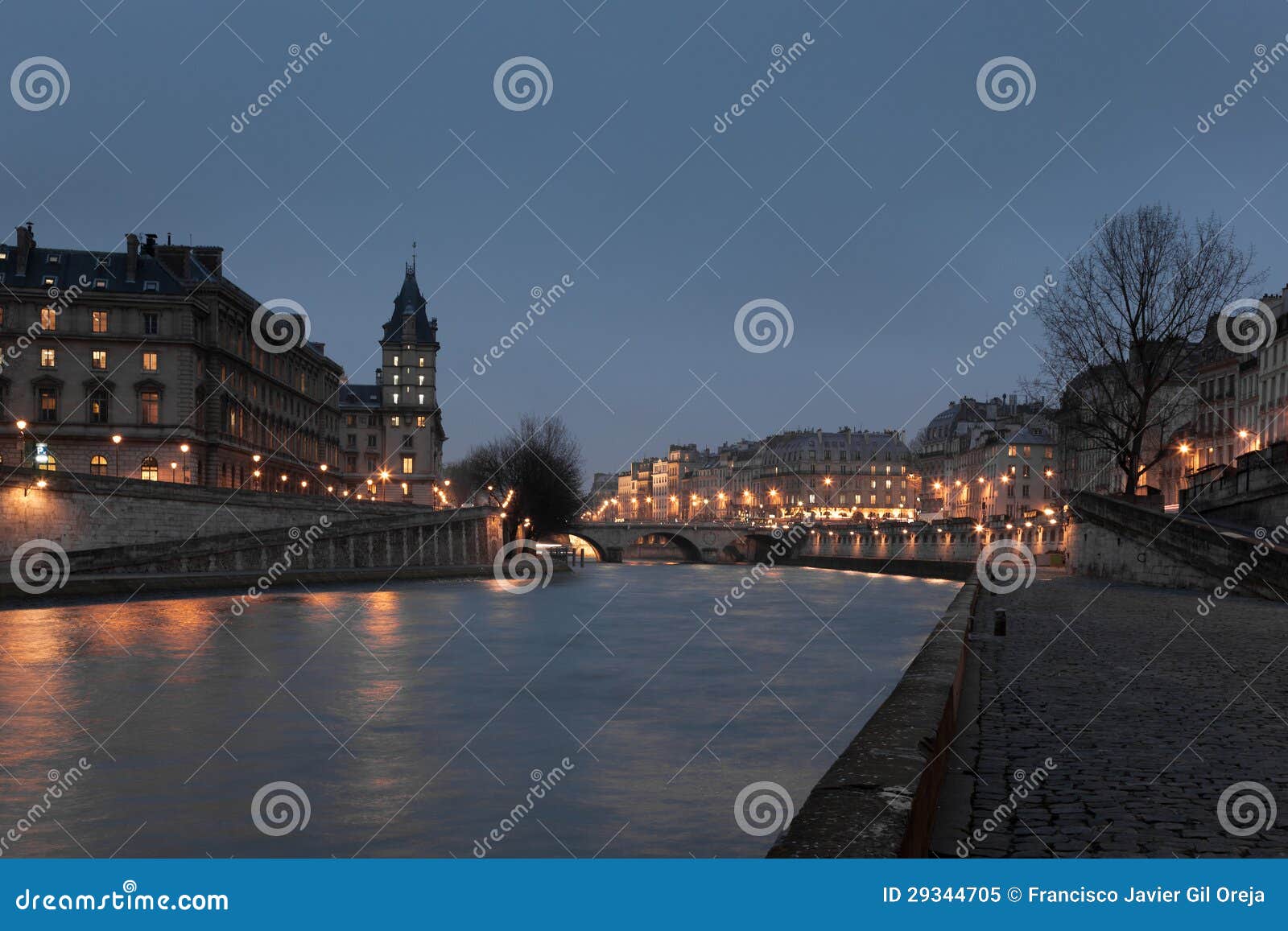 Sena river, Paris stock image. Image of bridge, paris - 29344705