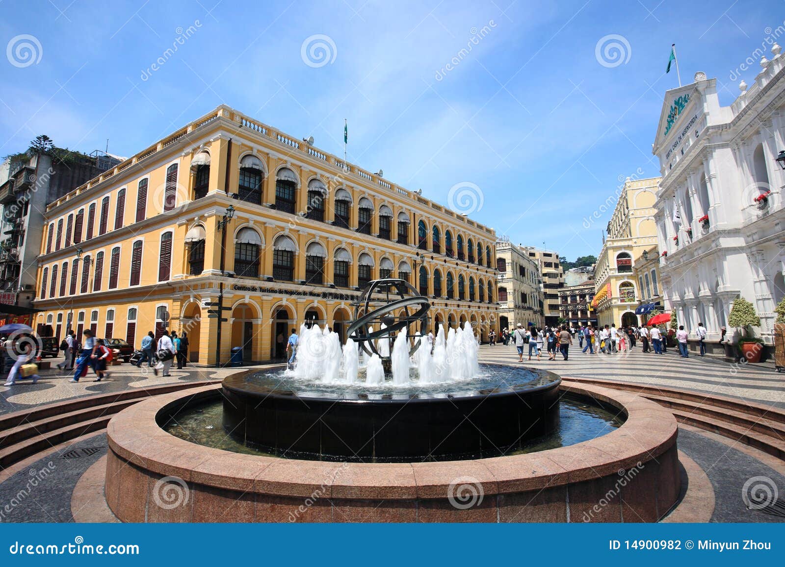 Senado Square, Macao,China editorial photography. Image of activities ...