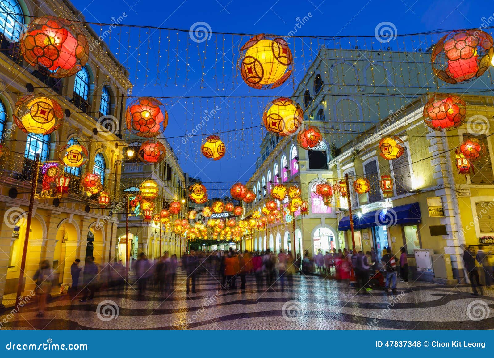 Senado Square, Macau editorial stock photo. Image of tourism - 47837348