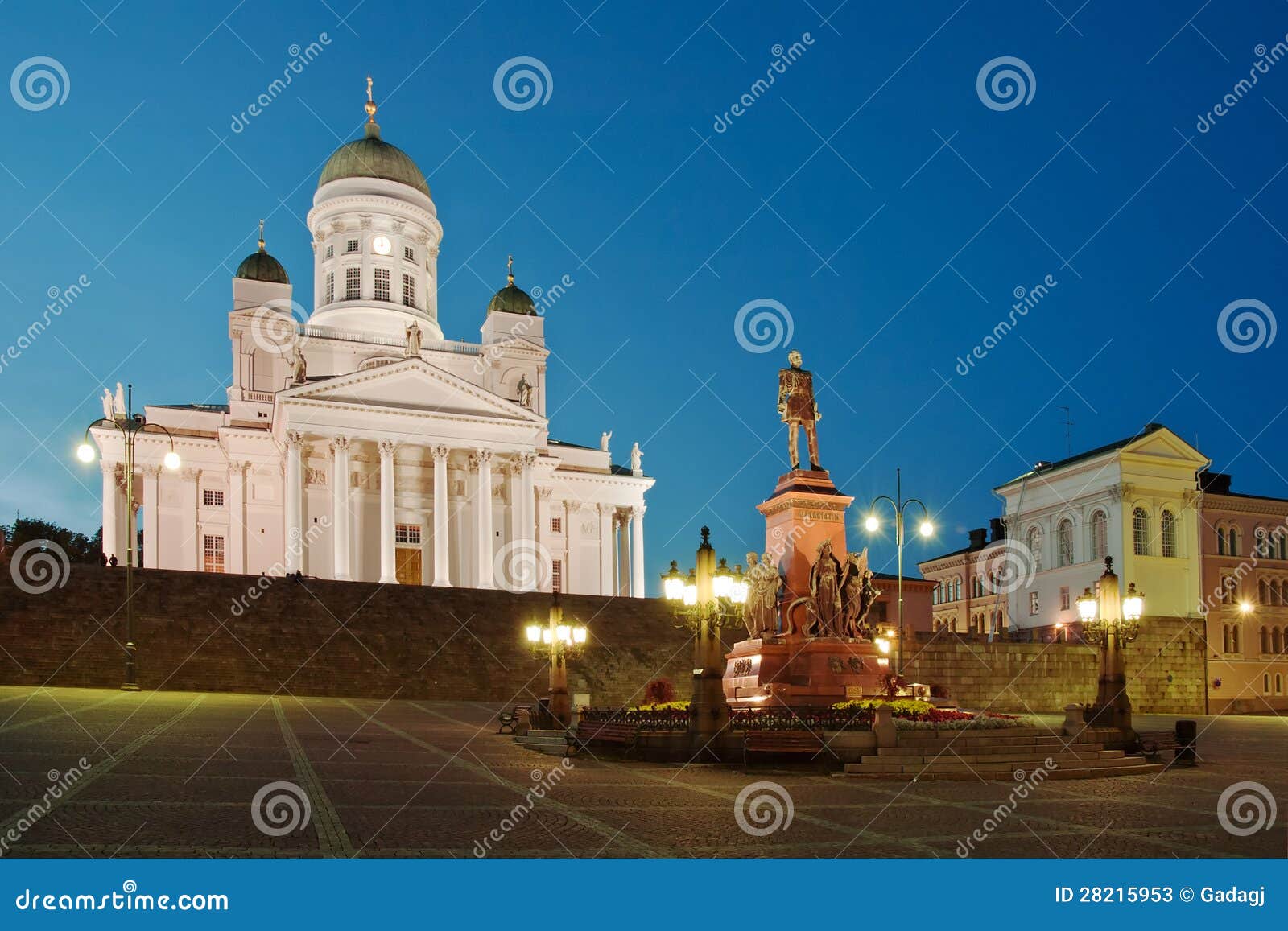 Senate Square in Helsinki stock image. Image of neoclassical - 28215953