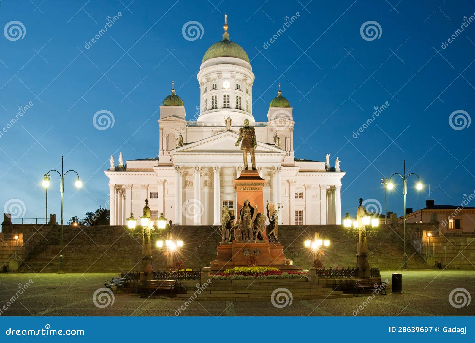 Senate square in Helsinki stock image. Image of famous - 28639697