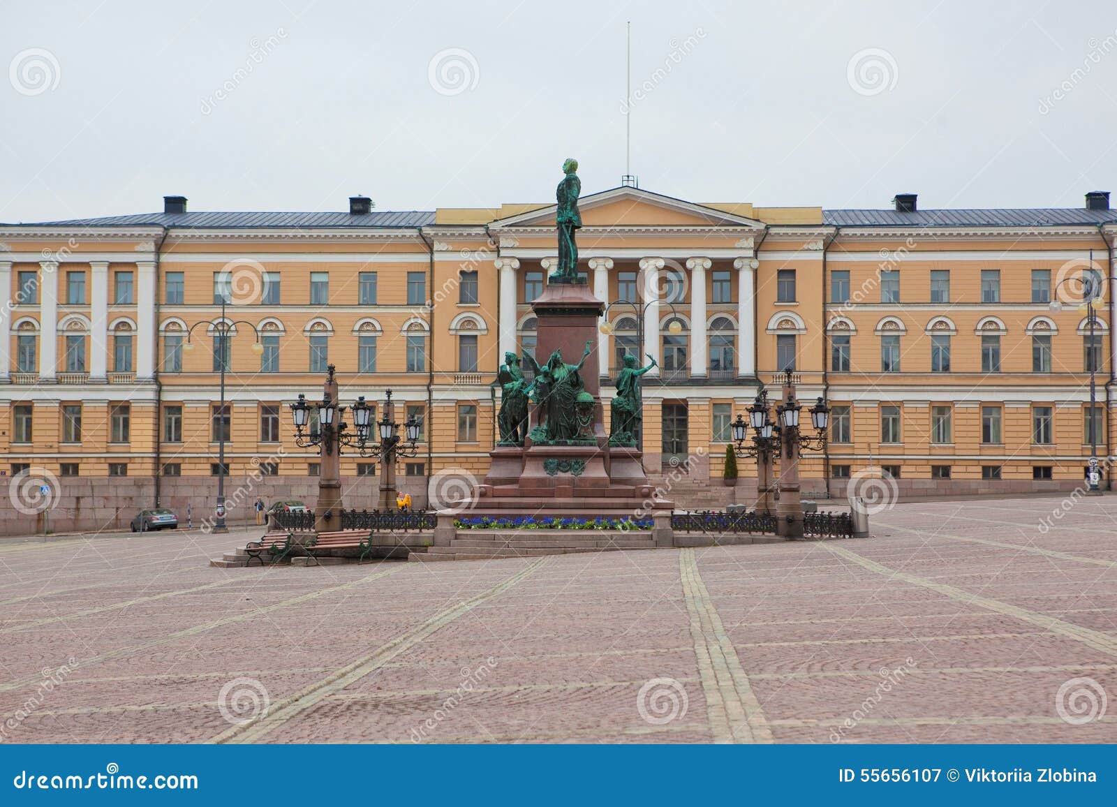 Senate Square stock image. Image of senate, memorial - 55656107